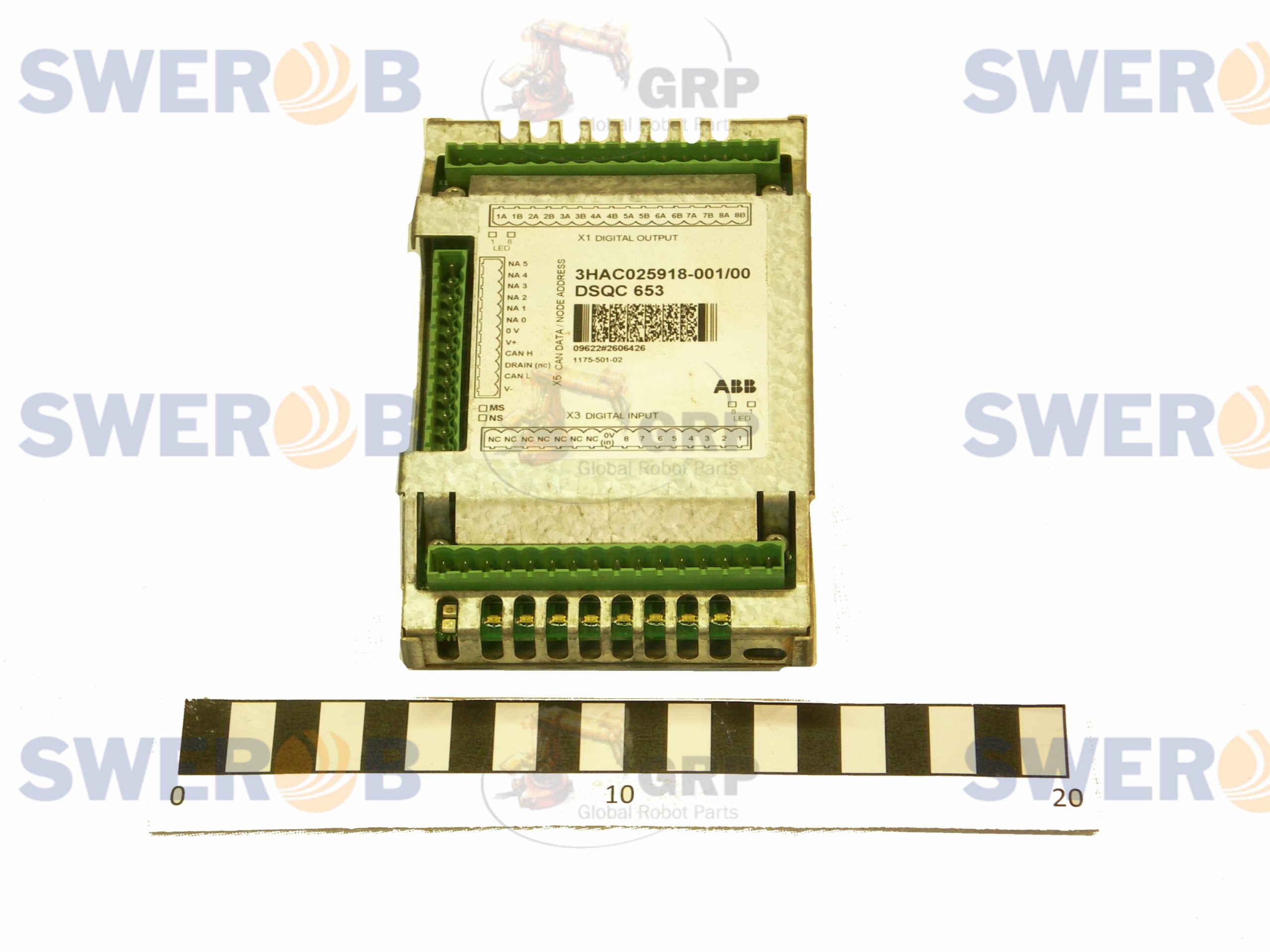 3HAC025918-001 - Digital relay I/O DSQC 653 (DSQC653)Global Robot Parts