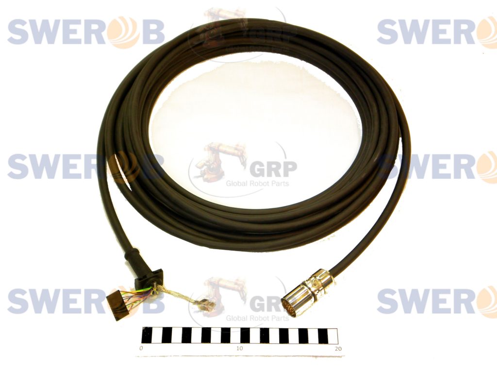 Kablage för styrskåp tillhörande ABB-industriella robotar